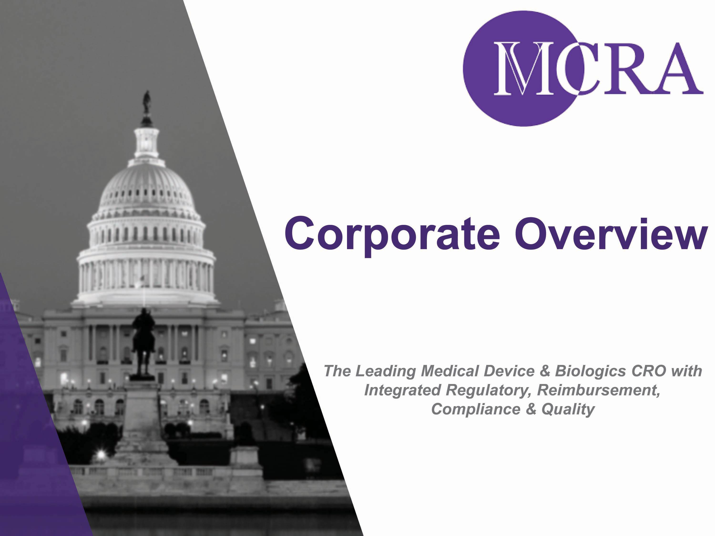 MCRA | Full-Service Medical Device & Biologics CRO